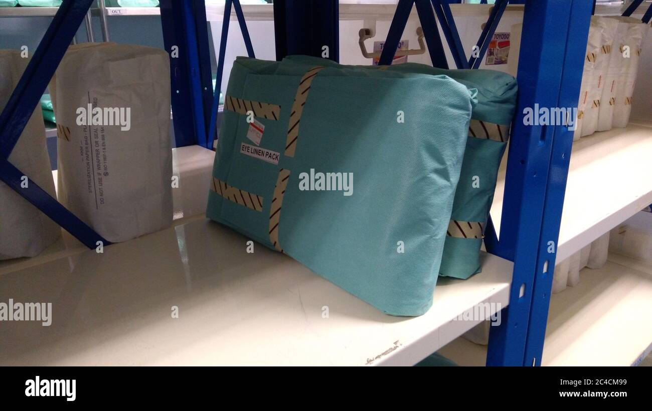 Wrapped Sterile Sets. Wrapped Sterile Instruments Stock Photo - Alamy