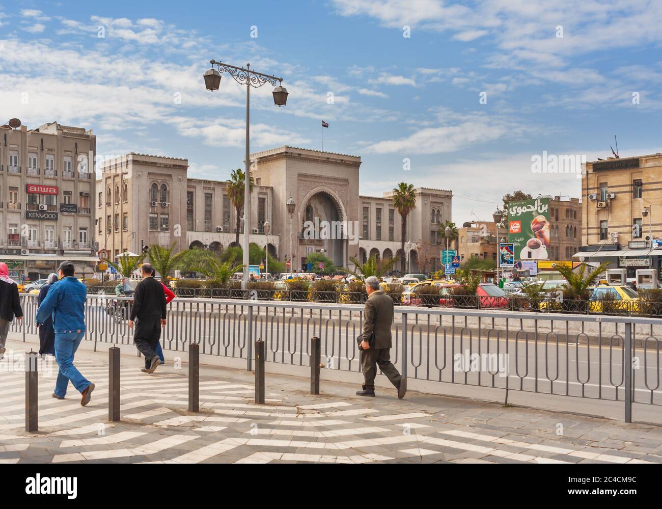 Square, Damascus, Syria Stock Photo - Alamy
