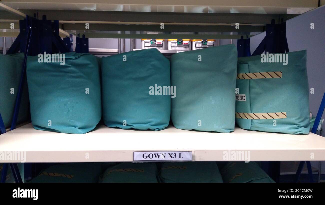 Wrapped Sterile Sets. Wrapped Sterile Instruments Stock Photo - Alamy