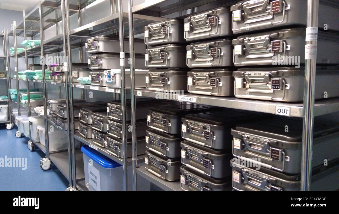 Wrapped Sterile Sets. Wrapped Sterile Instruments Stock Photo - Alamy