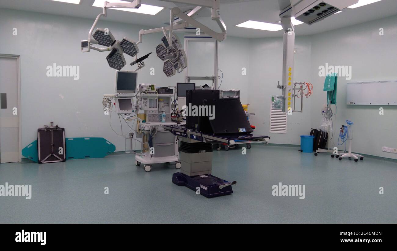 Malaysia - October 3, 2018. Image of inside operation theatre in ...