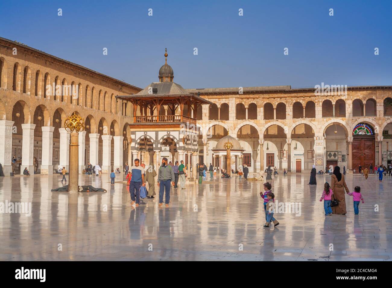 Grand Mosque, Umayyad mosque, 715, Damascus, Syria Stock Photo - Alamy