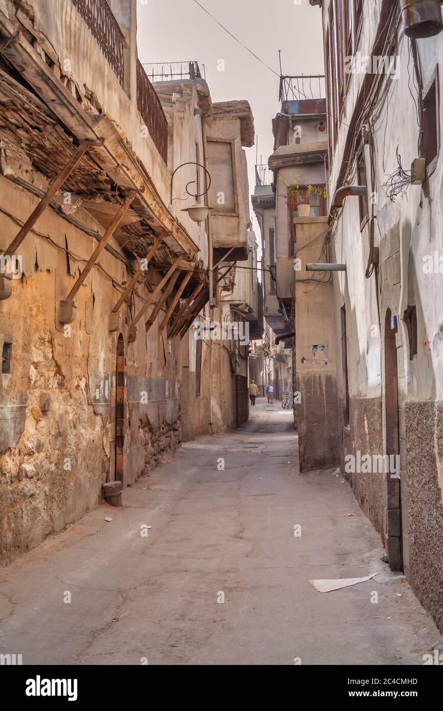 Street in old town, Damascus, Syria Stock Photo - Alamy