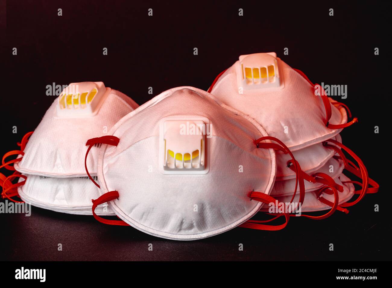 Protective medical face mask against pollution and infections Stock ...