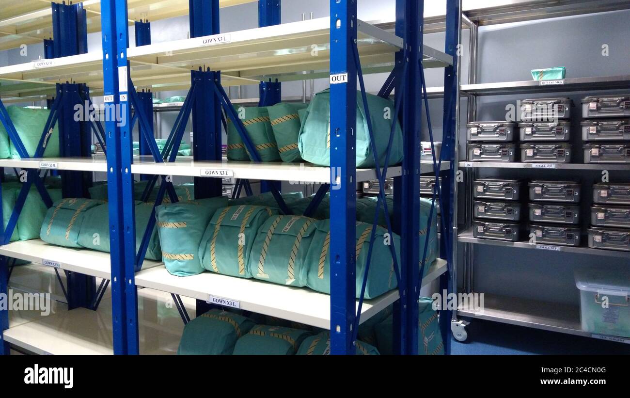 Wrapped Sterile Sets. Wrapped Sterile Instruments Stock Photo - Alamy