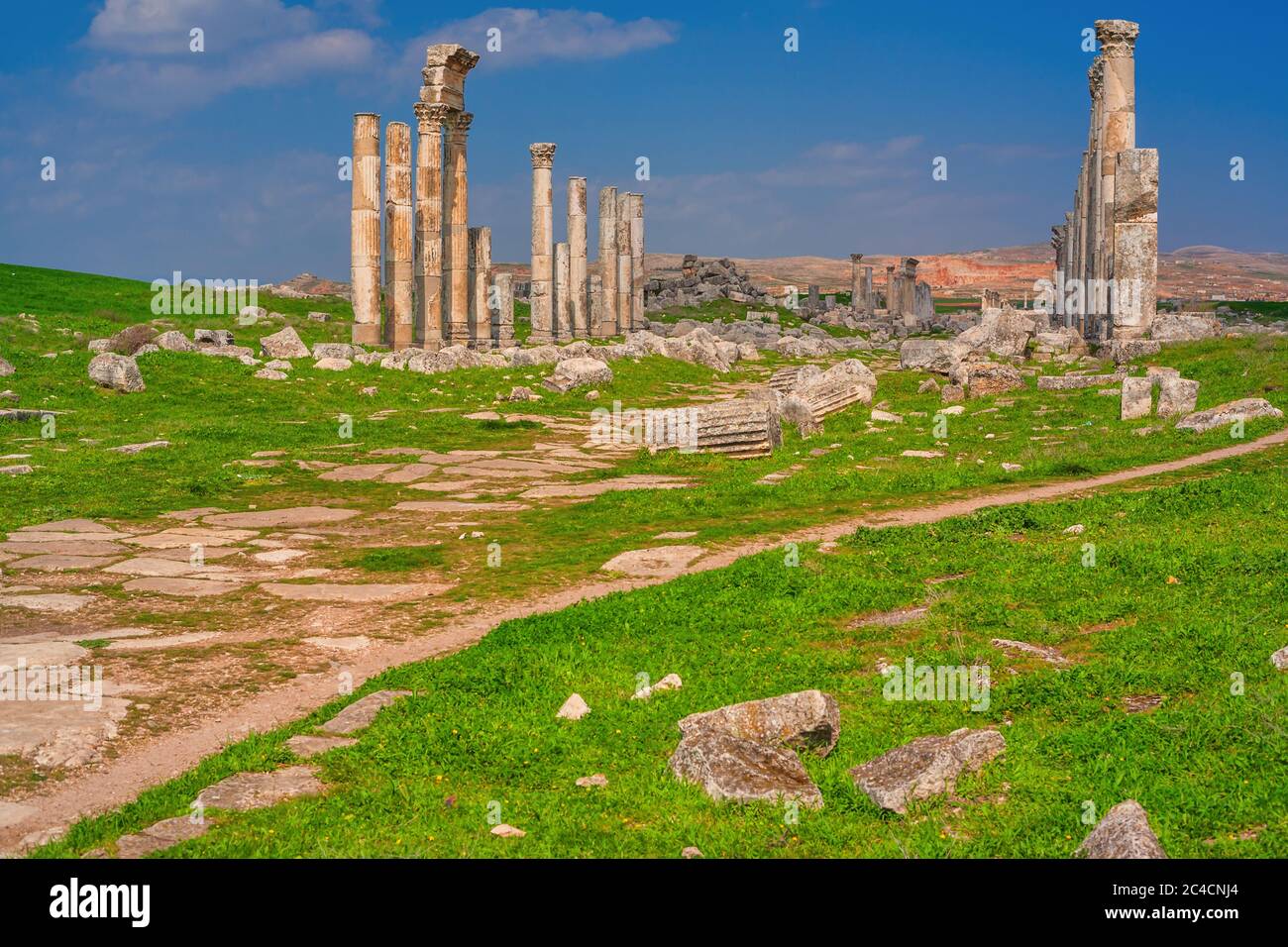 Ancient city Apamea, Apameia, Afamia, Syria Stock Photo - Alamy