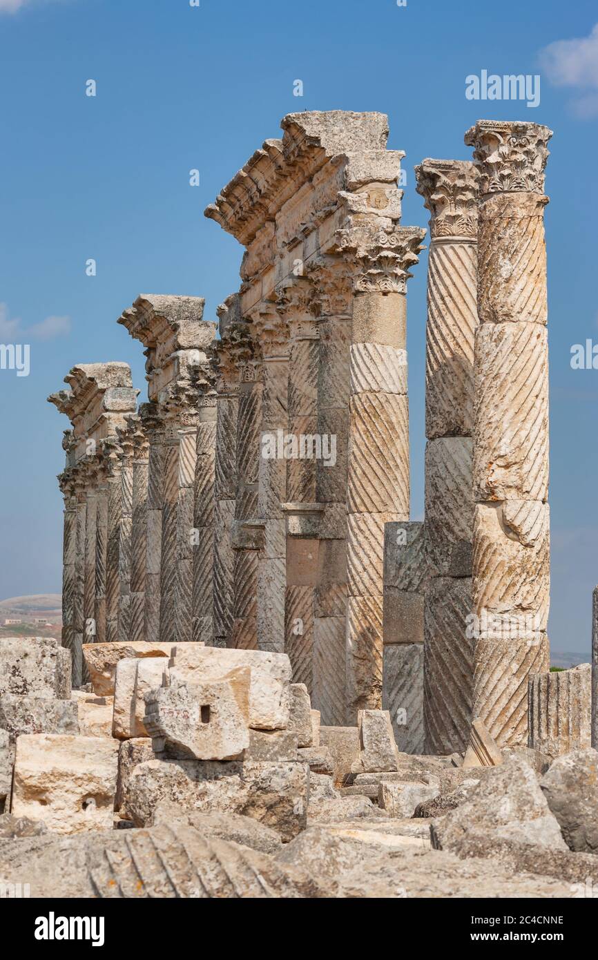 Ancient city Apamea, Apameia, Afamia, Syria Stock Photo - Alamy