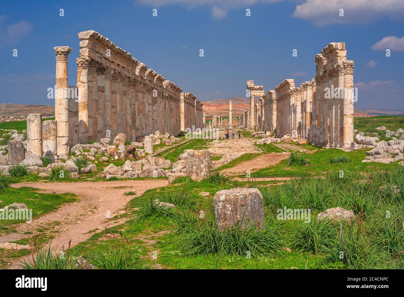 Ancient city Apamea, Apameia, Afamia, Syria Stock Photo - Alamy
