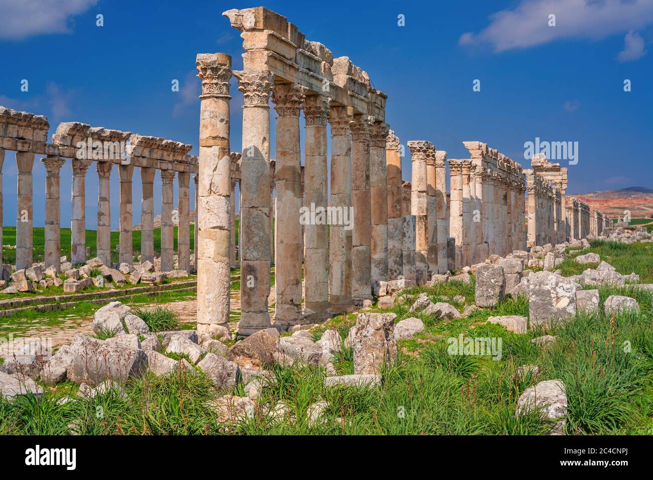 Ancient city Apamea, Apameia, Afamia, Syria Stock Photo - Alamy