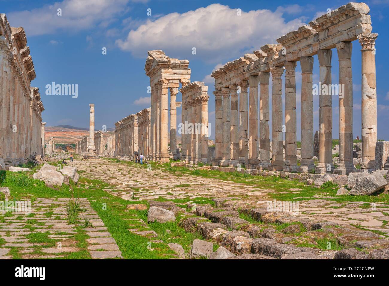 Ancient city Apamea, Apameia, Afamia, Syria Stock Photo - Alamy