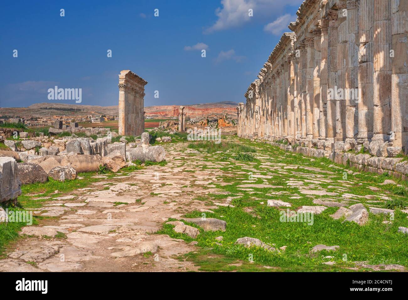 Ancient city Apamea, Apameia, Afamia, Syria Stock Photo - Alamy