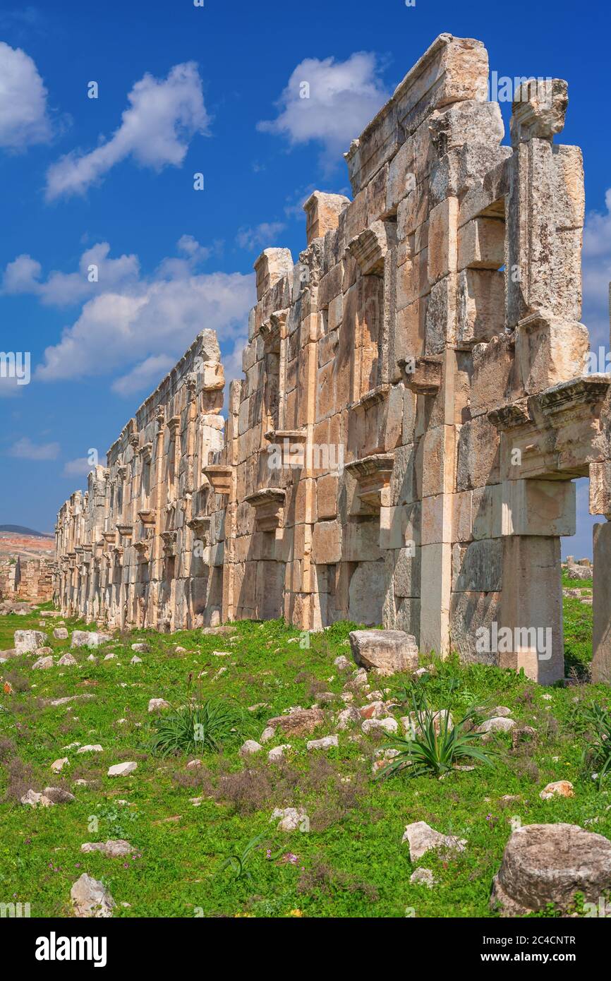 Ancient city Apamea, Apameia, Afamia, Syria Stock Photo - Alamy