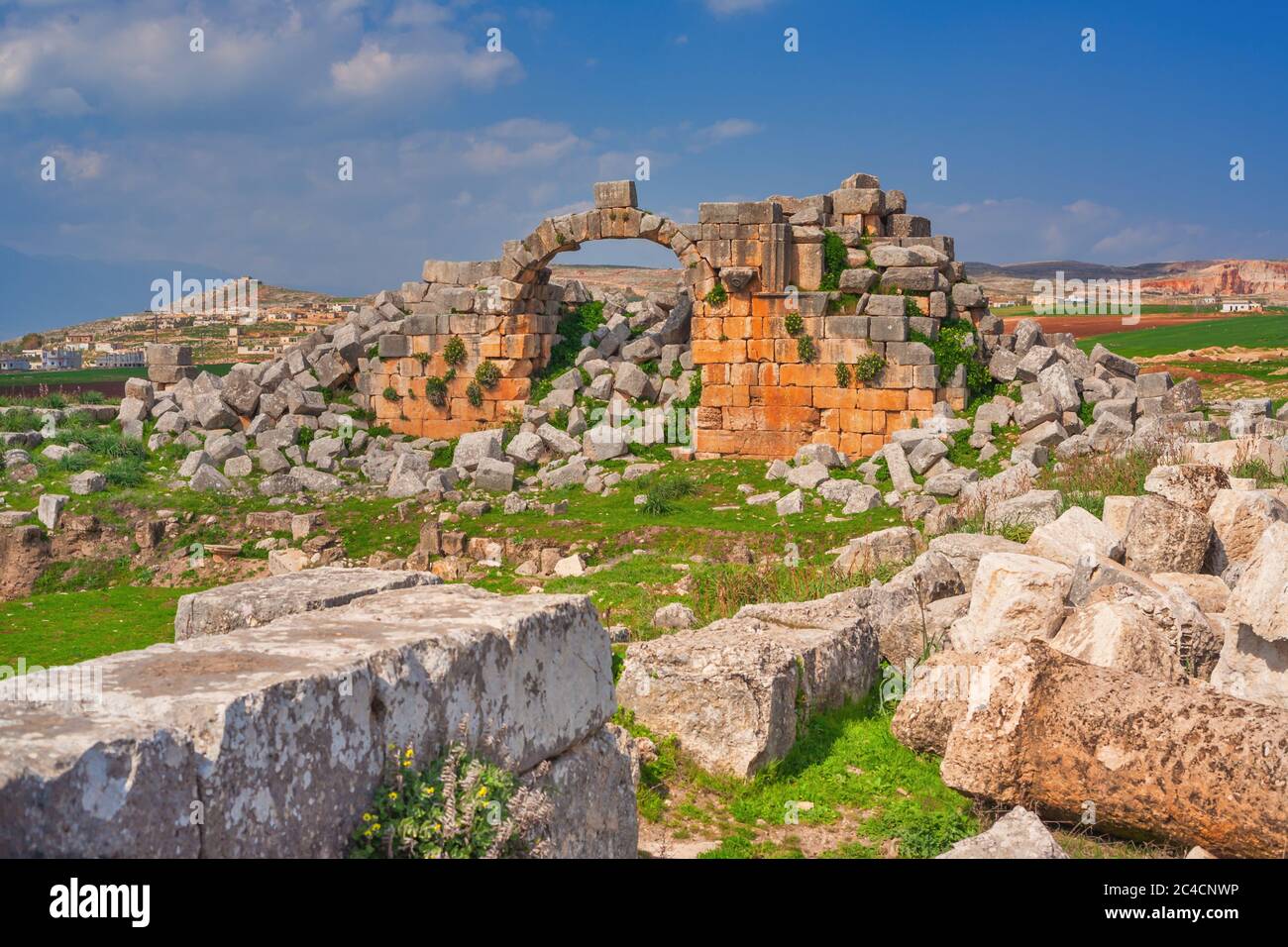 Ancient city Apamea, Apameia, Afamia, Syria Stock Photo - Alamy