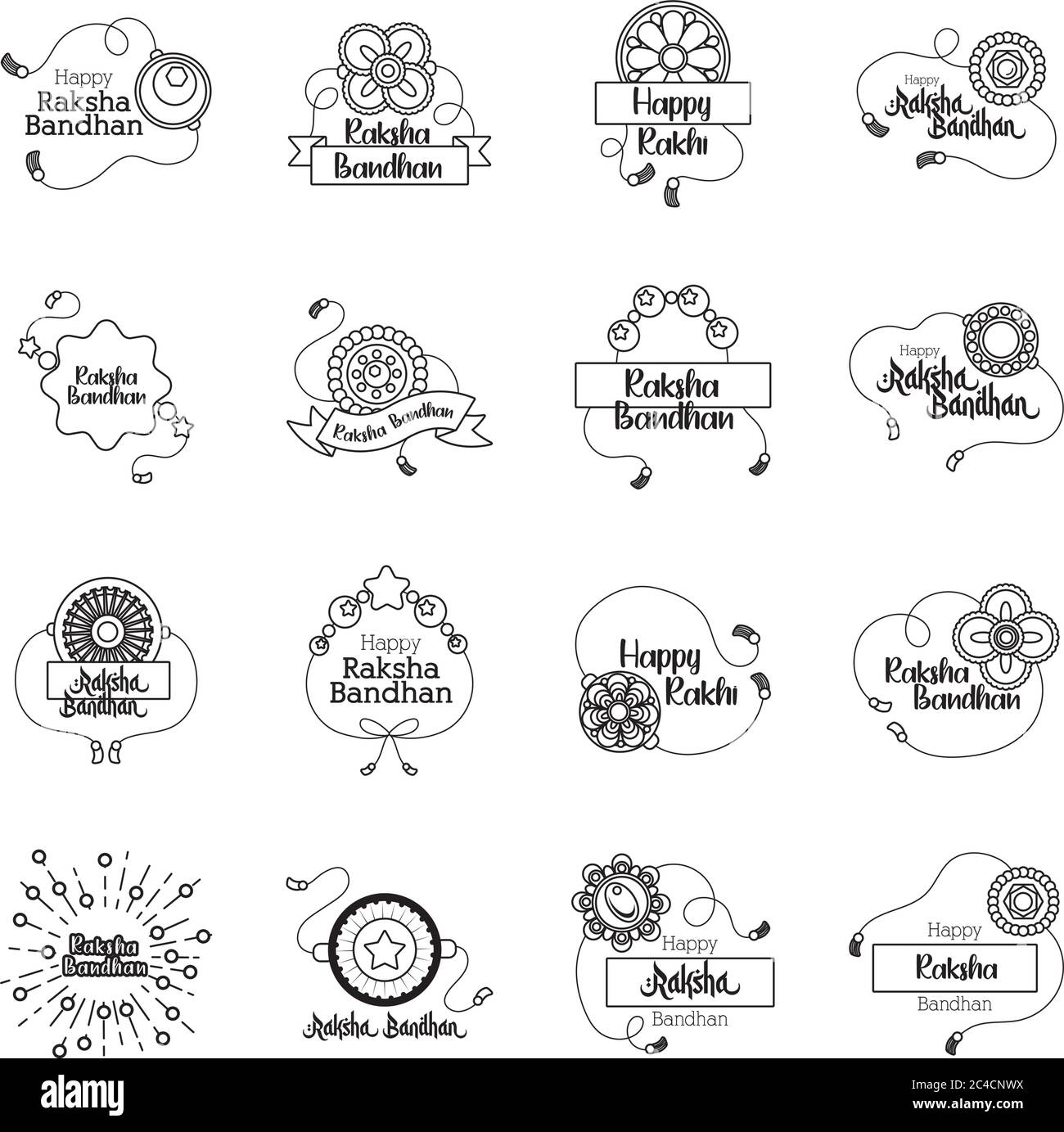 Raksha bandhan india Black and White Stock Photos & Images - Alamy