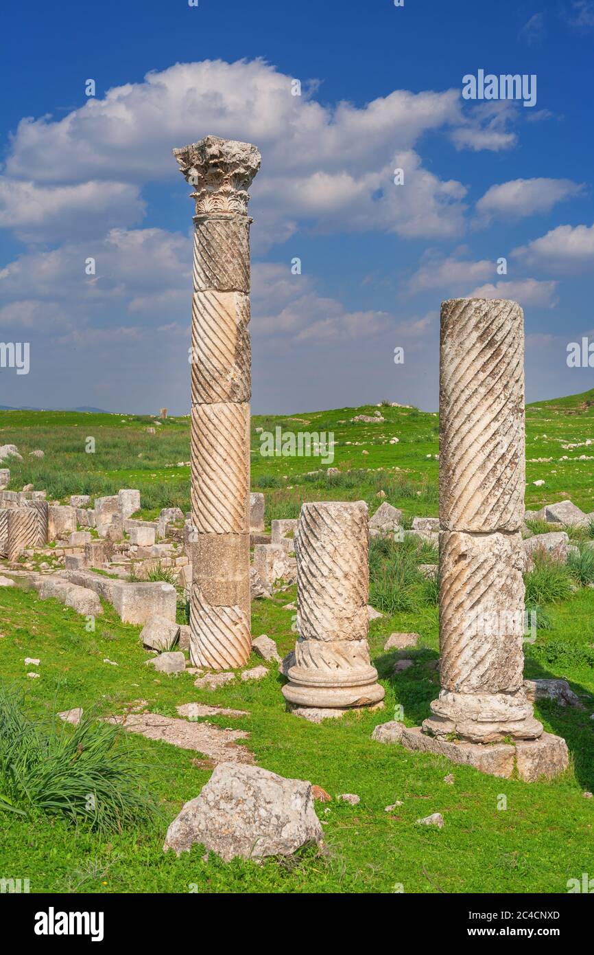 Ancient city Apamea, Apameia, Afamia, Syria Stock Photo - Alamy