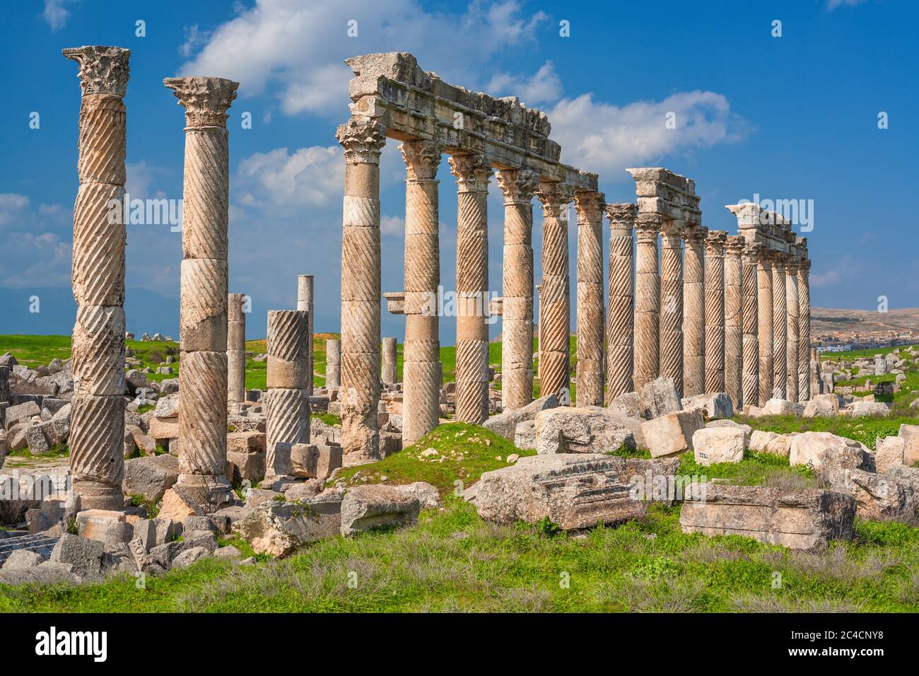 Ancient city Apamea, Apameia, Afamia, Syria Stock Photo - Alamy