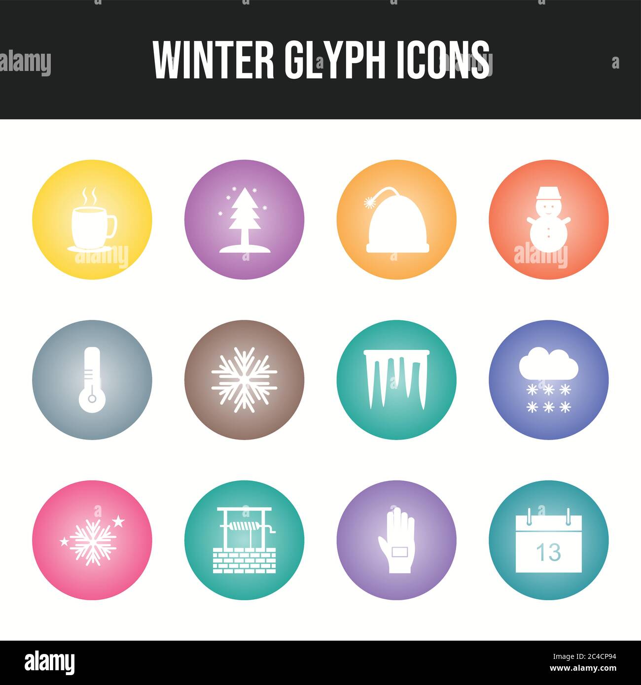 Tree well snow Stock Vector Images - Alamy