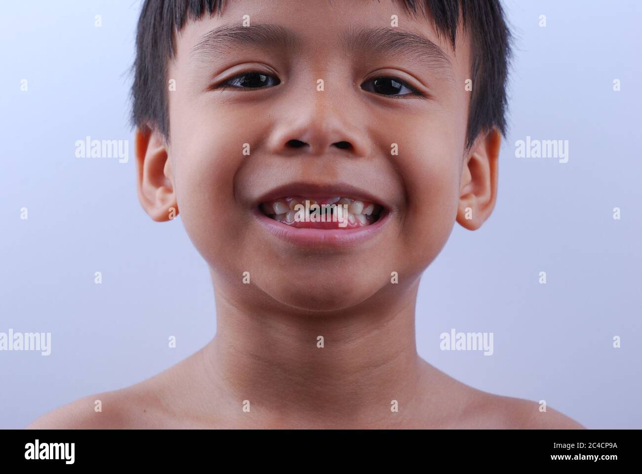 Kuala Lumpur, Malaysia - December 8, 2019 : Cute little asian boy smile ...