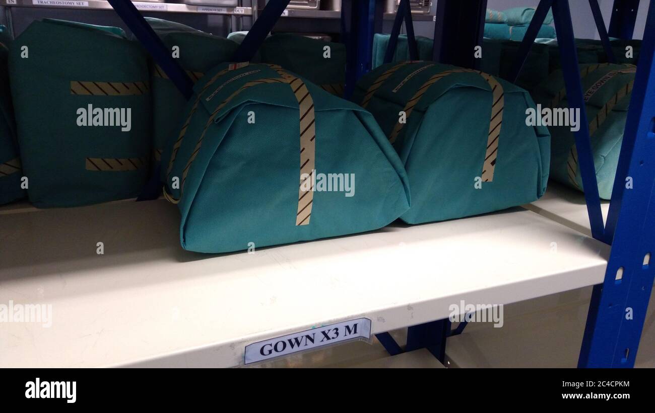 Sterilized surgical instrument pack hi-res stock photography and images ...