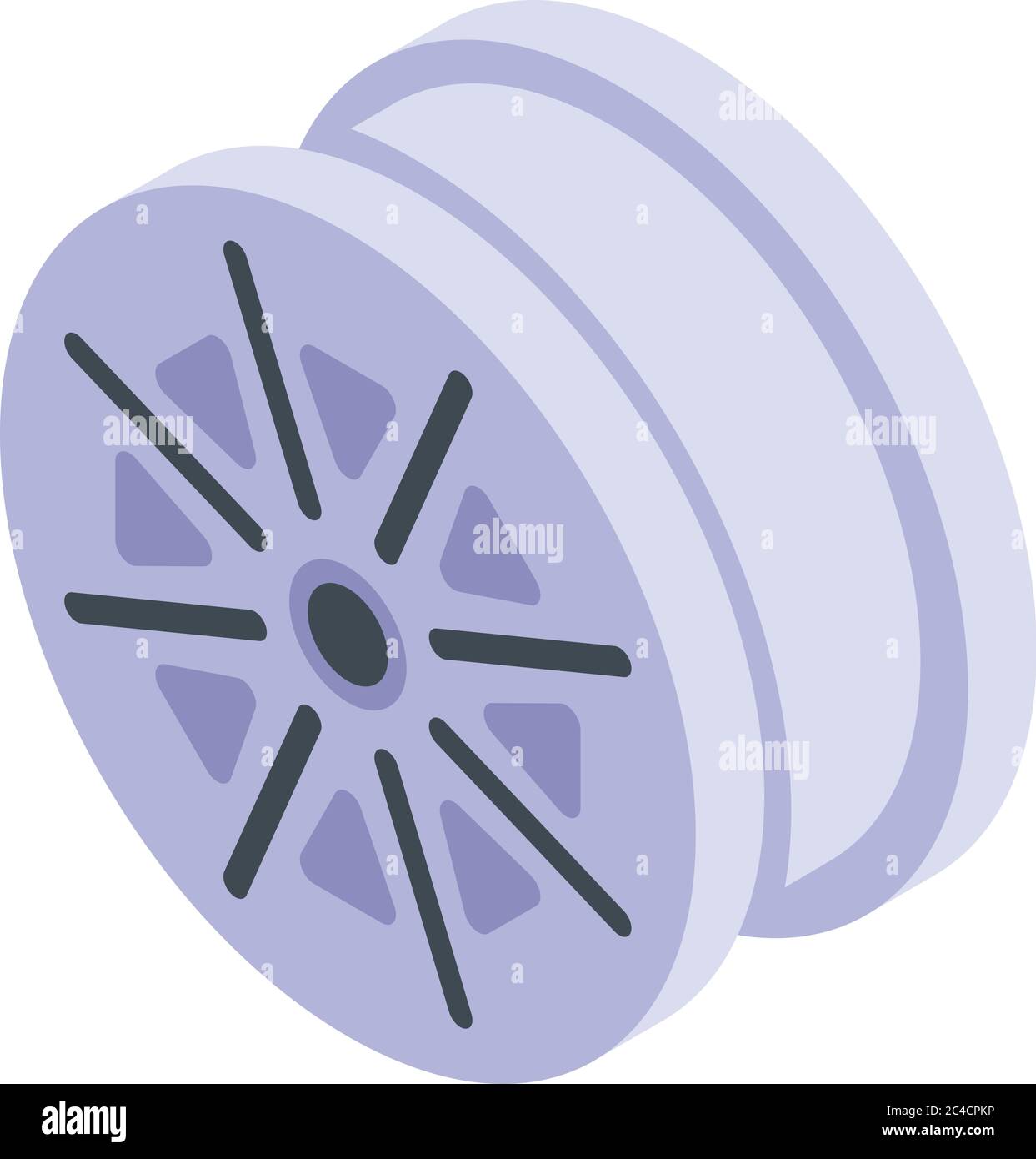 Wheel without tire icon, isometric style Stock Vector Image & Art - Alamy