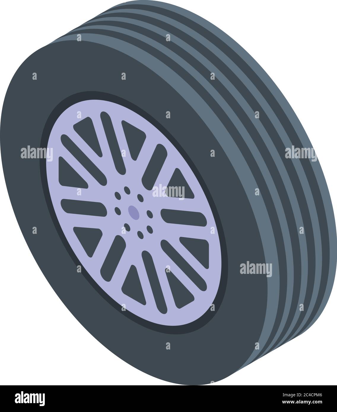 Suv wheel icon, isometric style Stock Vector Image & Art - Alamy