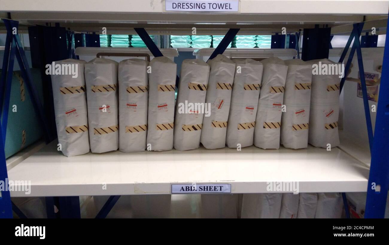 Wrapped Sterile Sets. Wrapped Sterile Instruments Stock Photo - Alamy