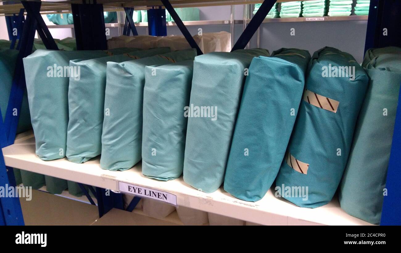 Wrapped Sterile Sets. Wrapped Sterile Instruments Stock Photo - Alamy