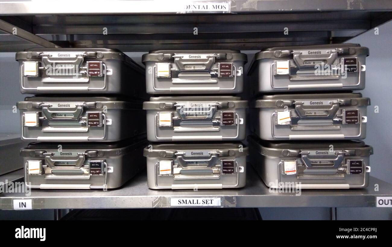 Wrapped Sterile Sets. Wrapped Sterile Instruments Stock Photo - Alamy