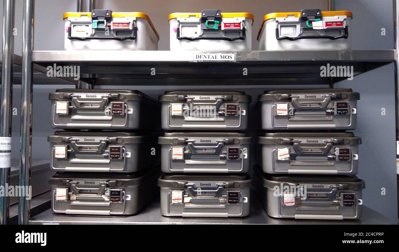 Wrapped Sterile Sets. Wrapped Sterile Instruments Stock Photo - Alamy