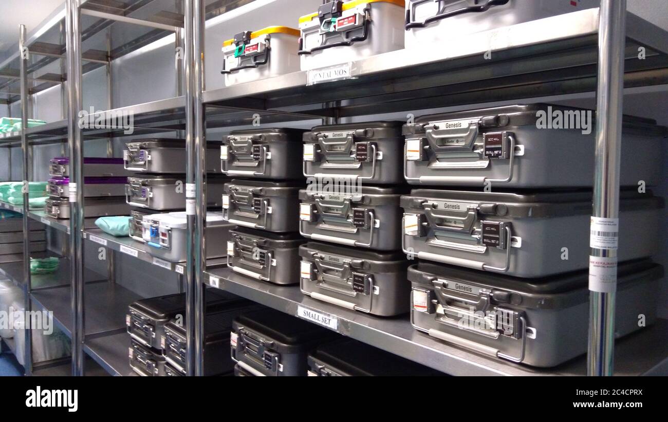 Wrapped Sterile Sets. Wrapped Sterile Instruments Stock Photo - Alamy