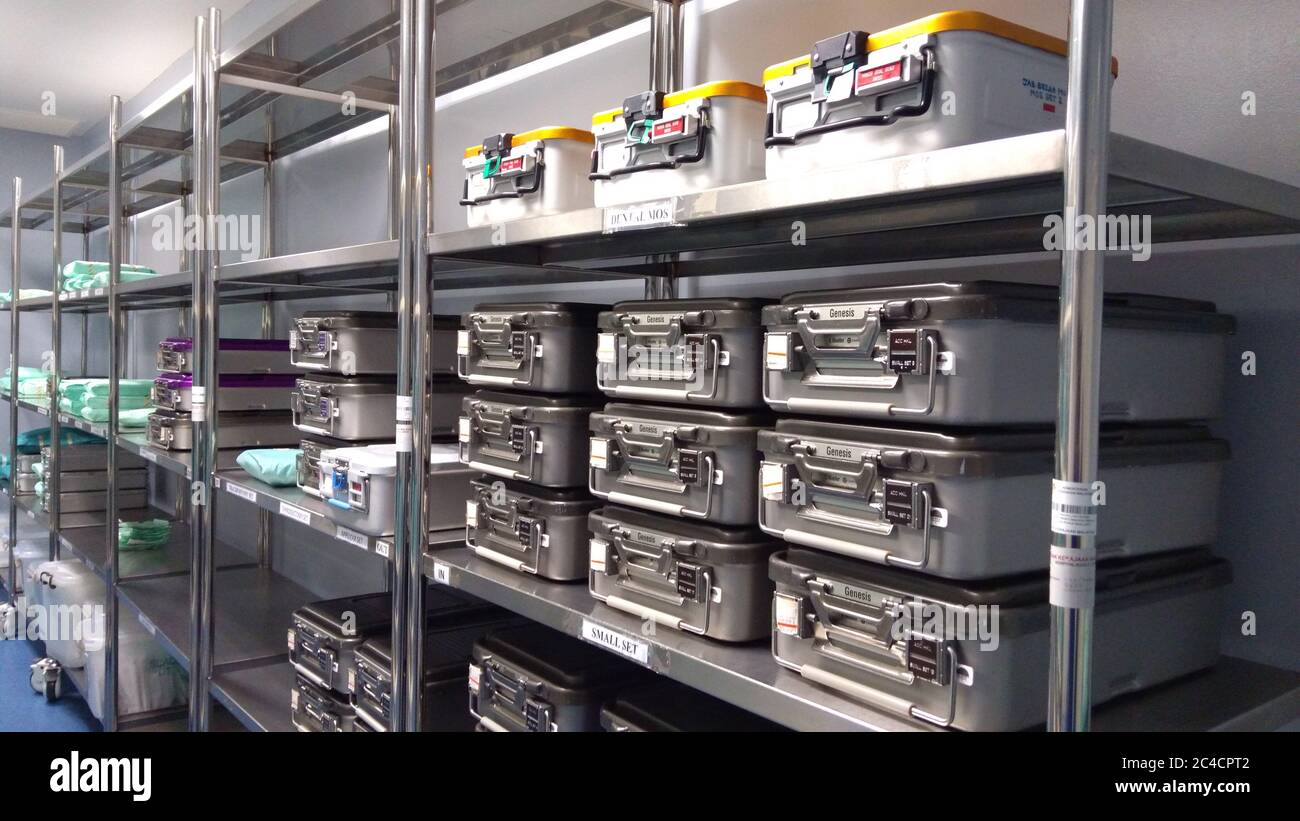 Wrapped Sterile Sets. Wrapped Sterile Instruments Stock Photo - Alamy