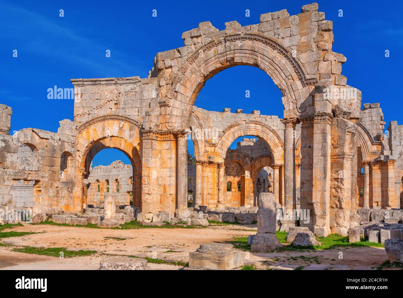 Byzantine church of St. Simeon Stylites, 475, Qallat Semaan, Syria ...