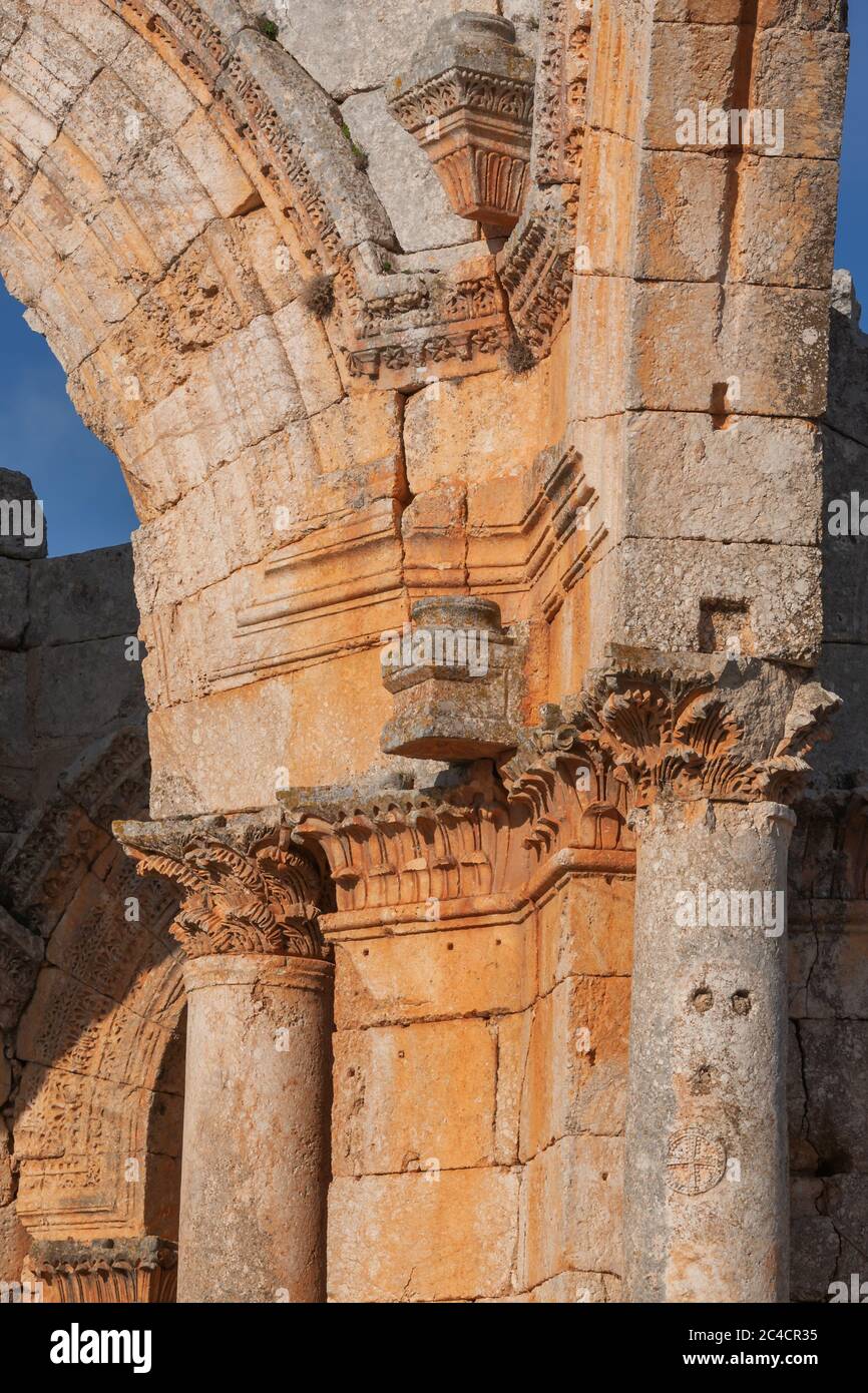 St simeon monastery syria pillar hi-res stock photography and images ...
