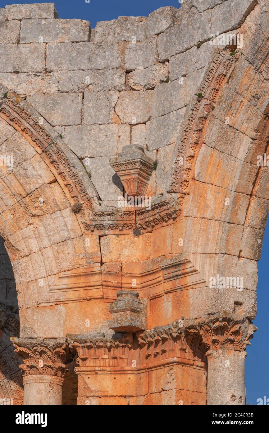 St Simeon Monastery Syria Pillar High Resolution Stock Photography and ...