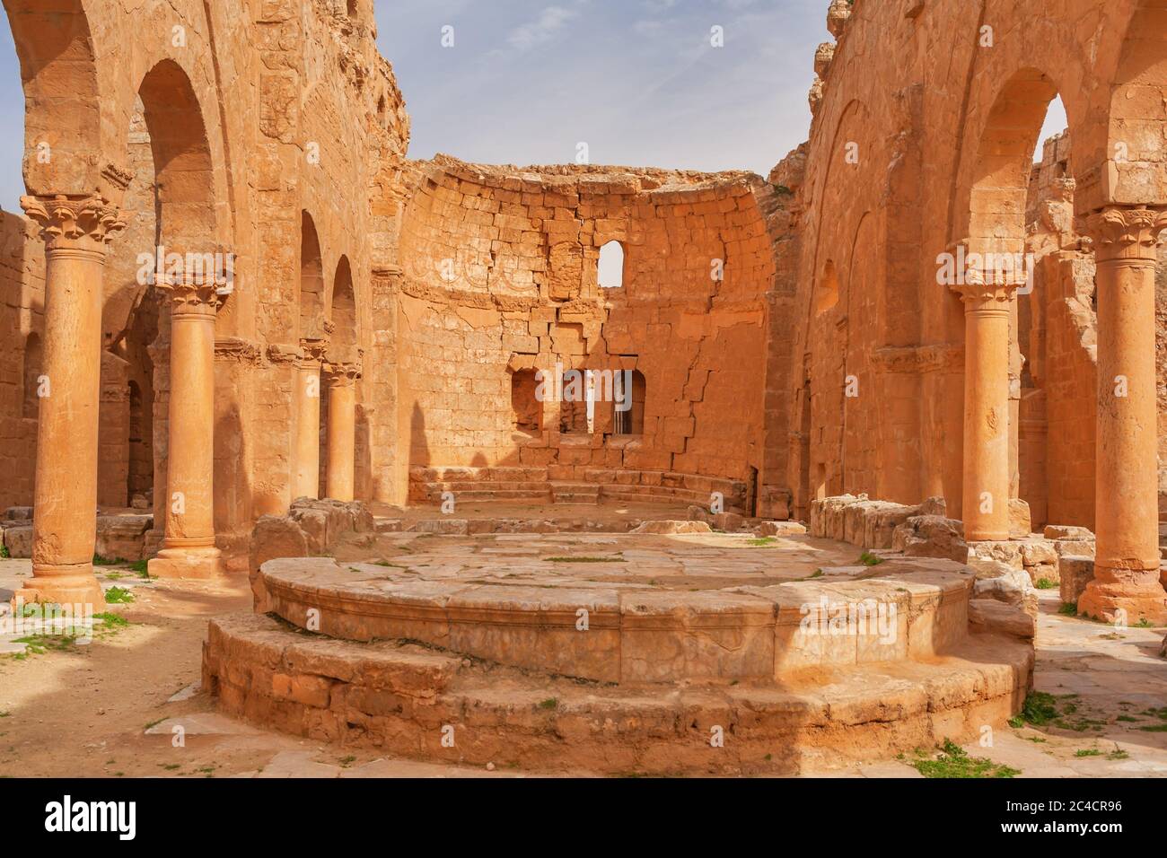 Resafa, Sergiopolis, near Ar Raqqah, Roman and Byzantine city in desert ...