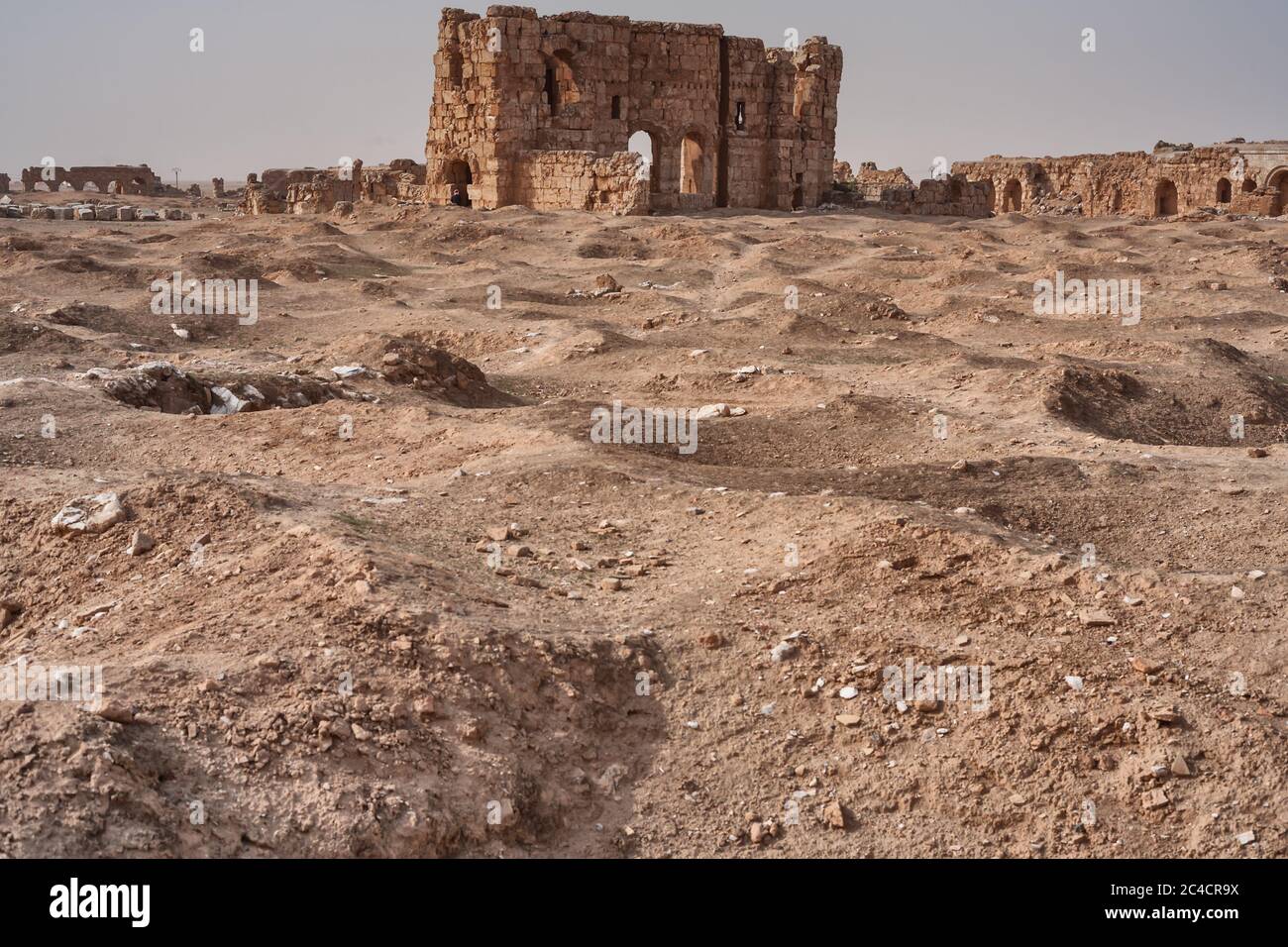 Resafa, Sergiopolis, near Ar Raqqah, Roman and Byzantine city in desert ...