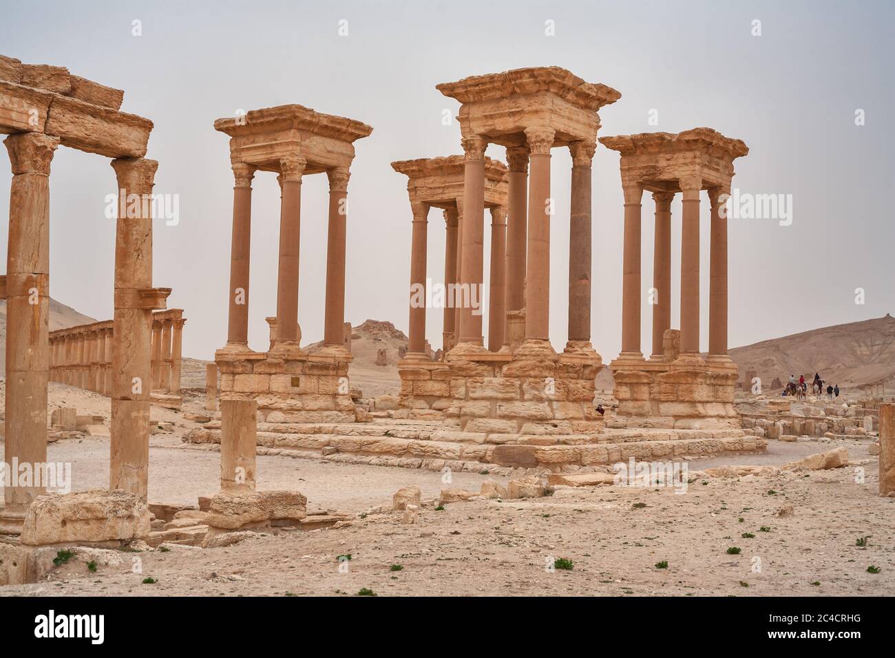 Tetrapylon palmira hi-res stock photography and images - Alamy