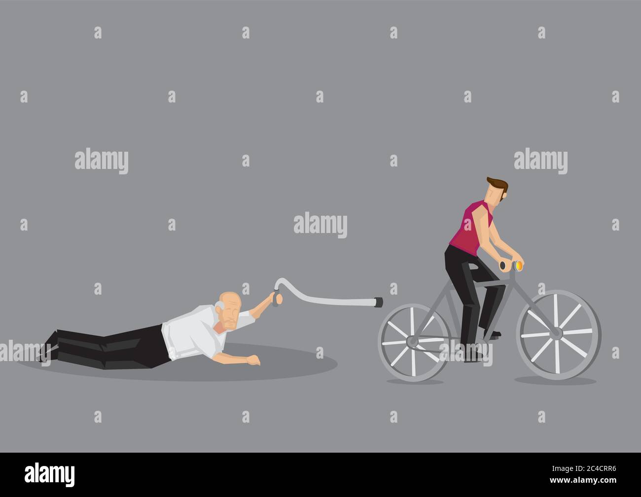 Fell down help Stock Vector Images - Alamy