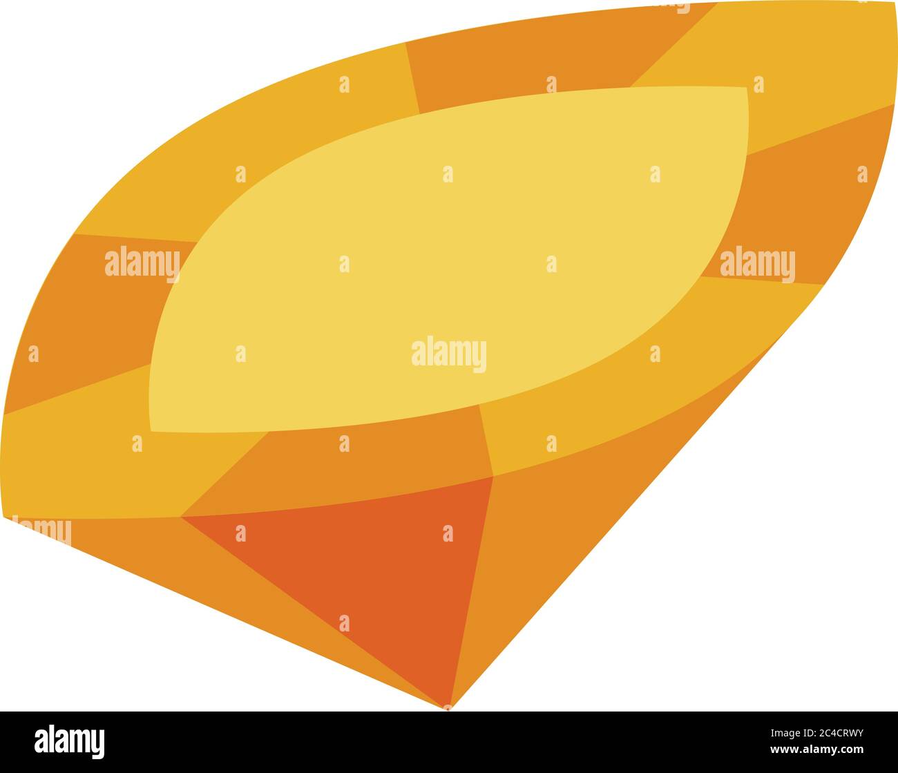 Orange gemstone icon, isometric style Stock Vector Image & Art - Alamy
