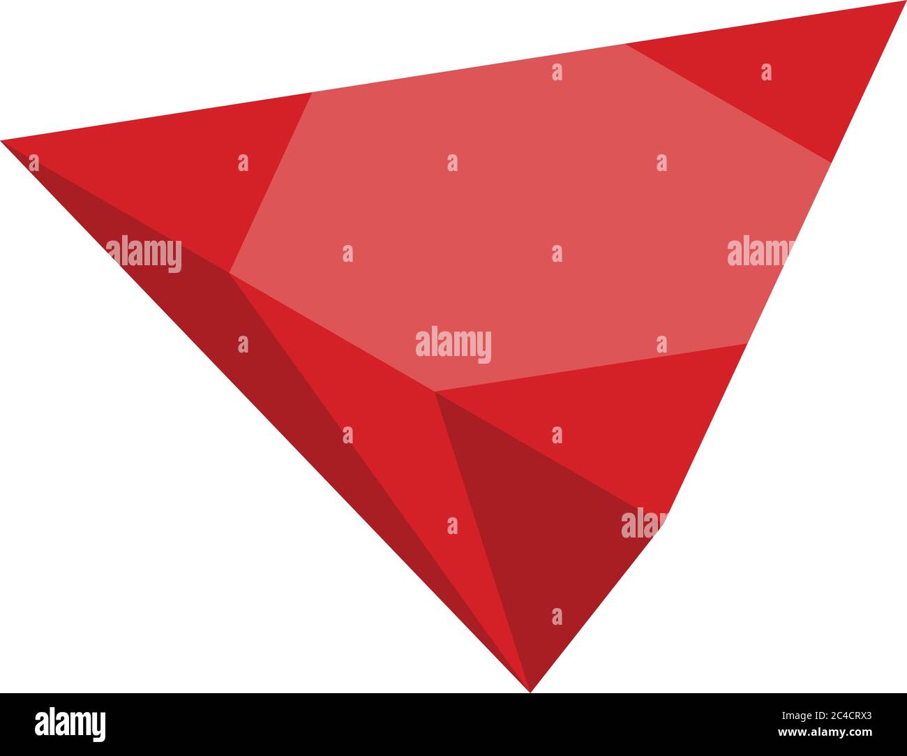 Red ruby icon, isometric style Stock Vector Image & Art - Alamy