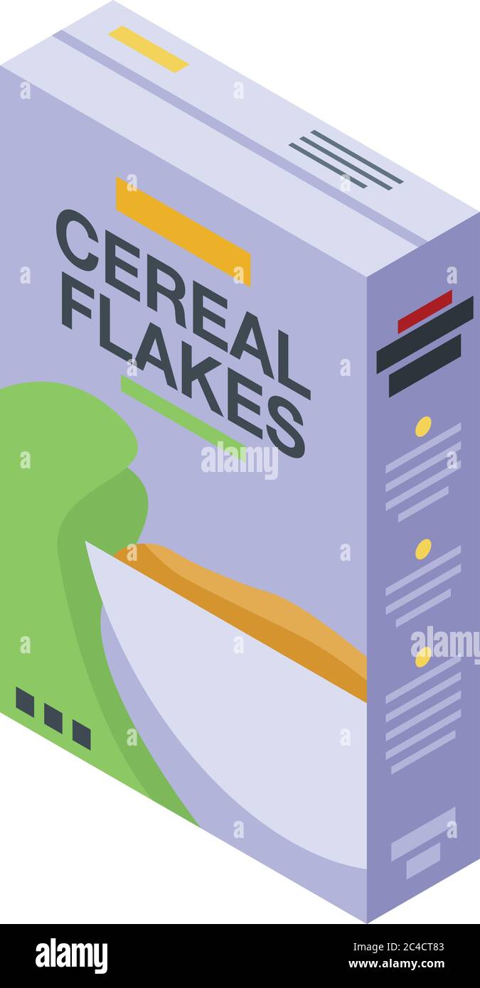 Generic Cereal Box Clipart