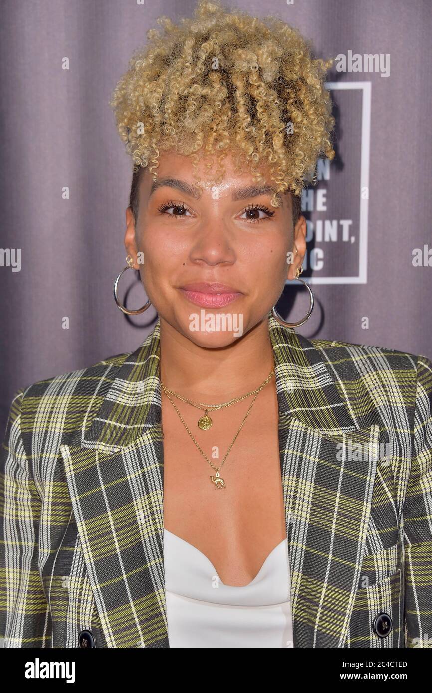Los Angeles, USA. 24th June, 2020. Emmy Raver-Lampman at the premiere ...