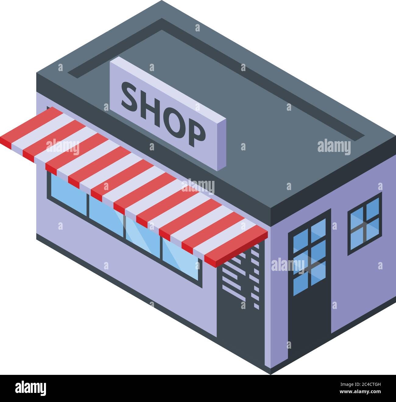 Street shop icon, isometric style Stock Vector Image & Art - Alamy