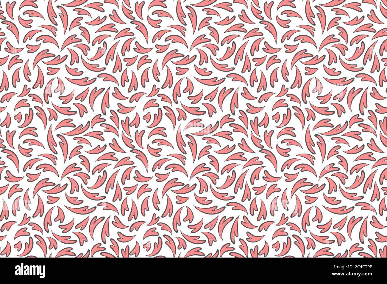 Love heart romantic seamless vector pattern. Romantic background with ...