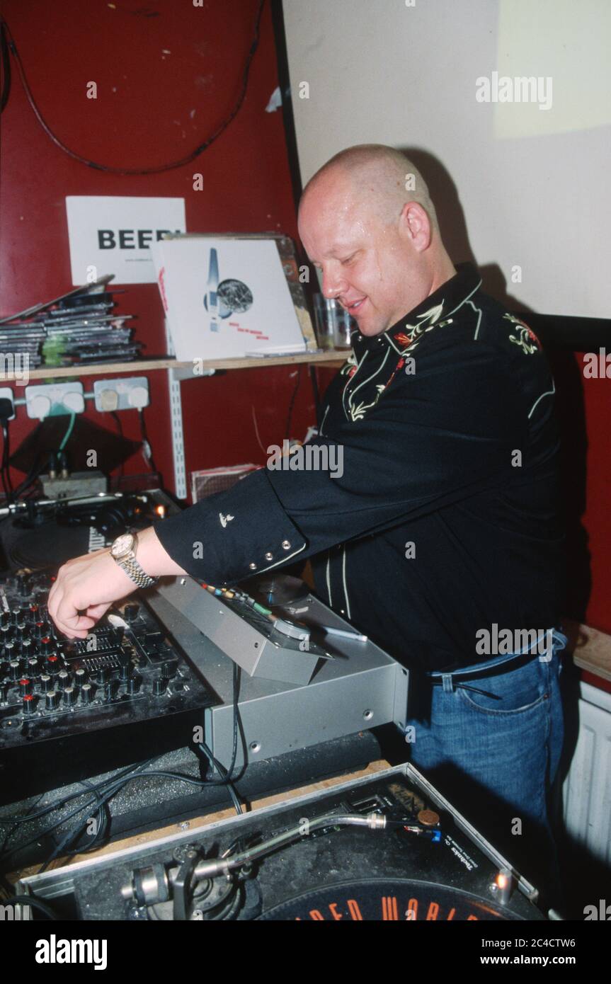 Frank Black DJing at the Barfly Camden Town London 21st June 2003 ...