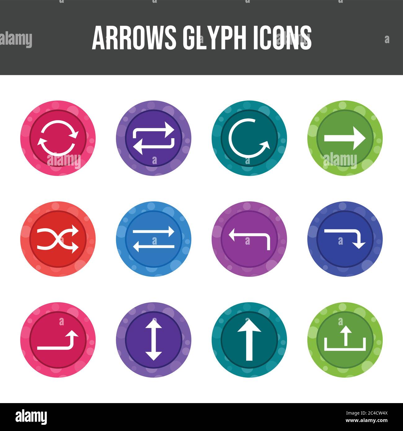 Signs arrows directions Stock Vector Images - Alamy