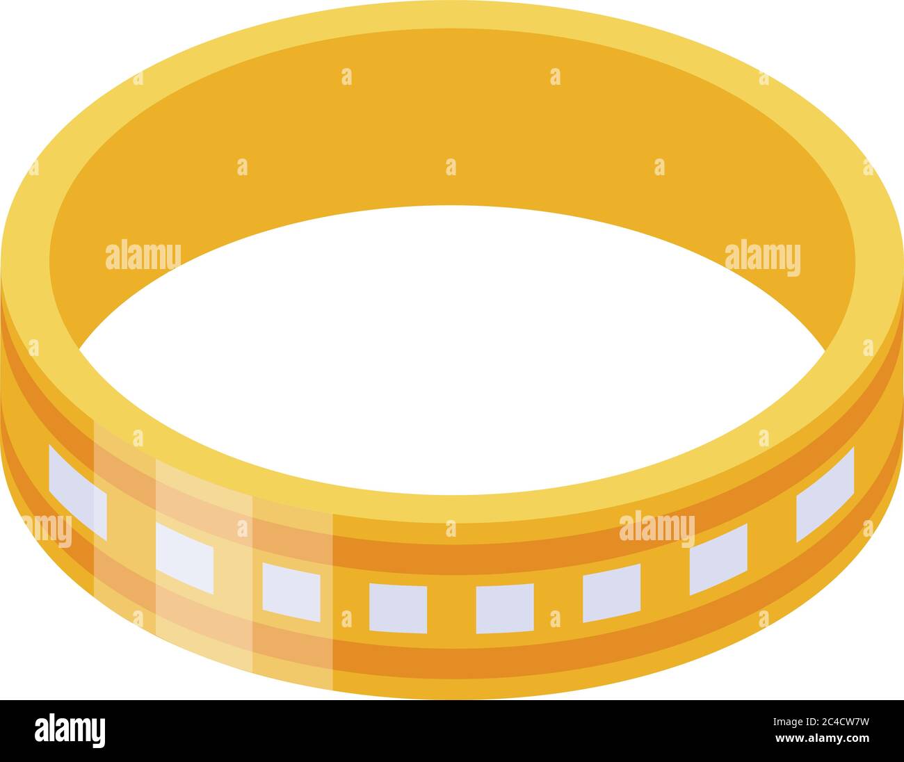 Modern gold ring icon, isometric style Stock Vector Image & Art - Alamy
