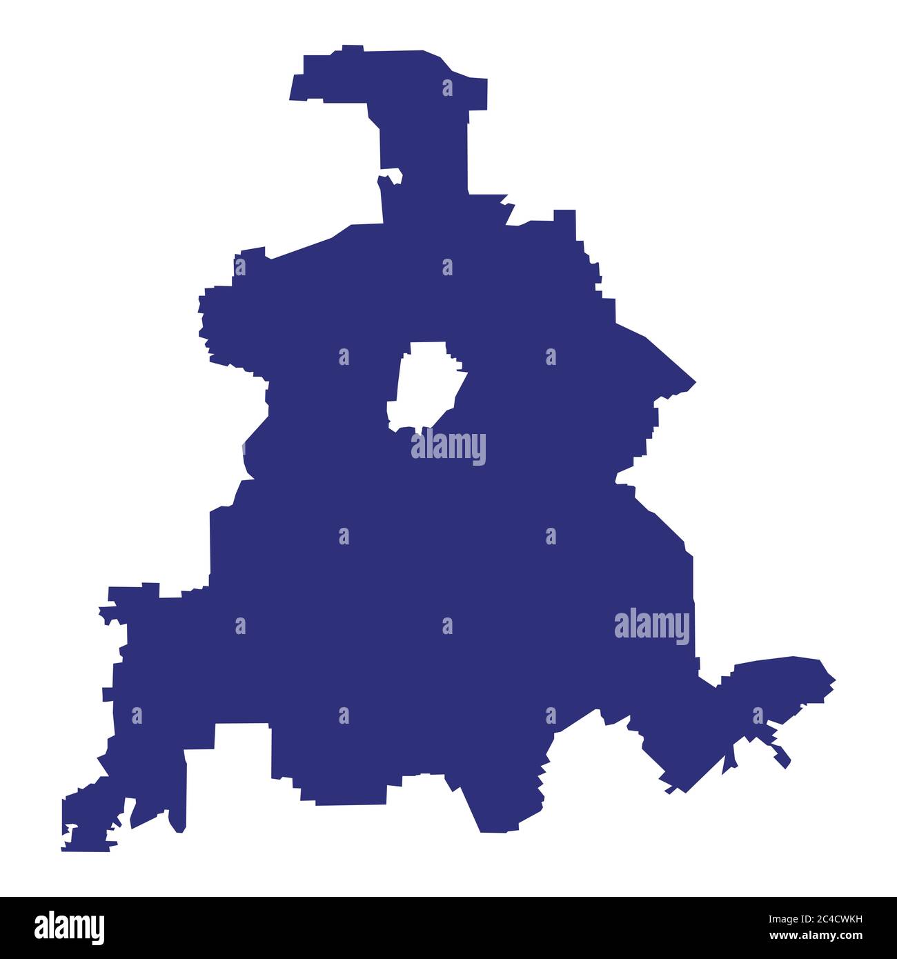High Quality map of Dallas is a city of United States of America with ...