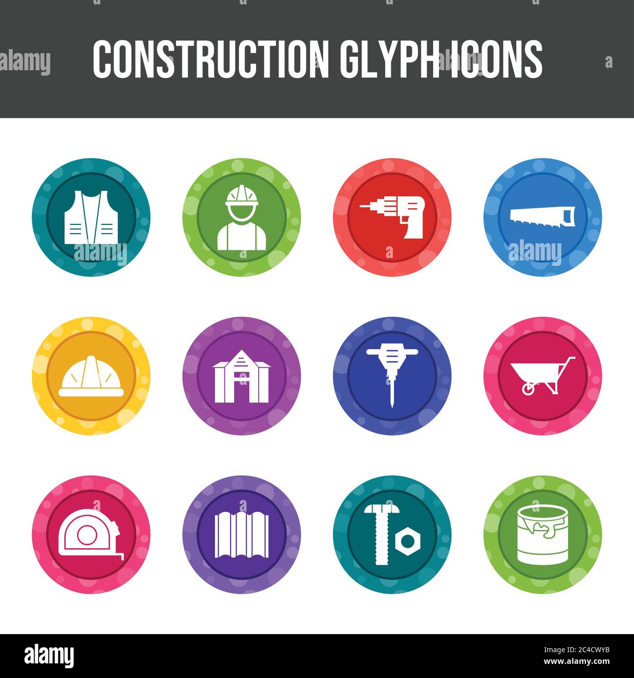 Beautiful Construction vector icon set Stock Vector Image & Art - Alamy