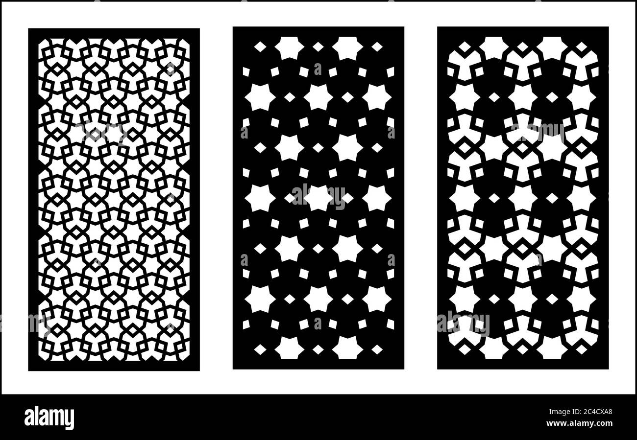 Lazer cut vector panel. Cnc decor pattern, jali design, interior ...